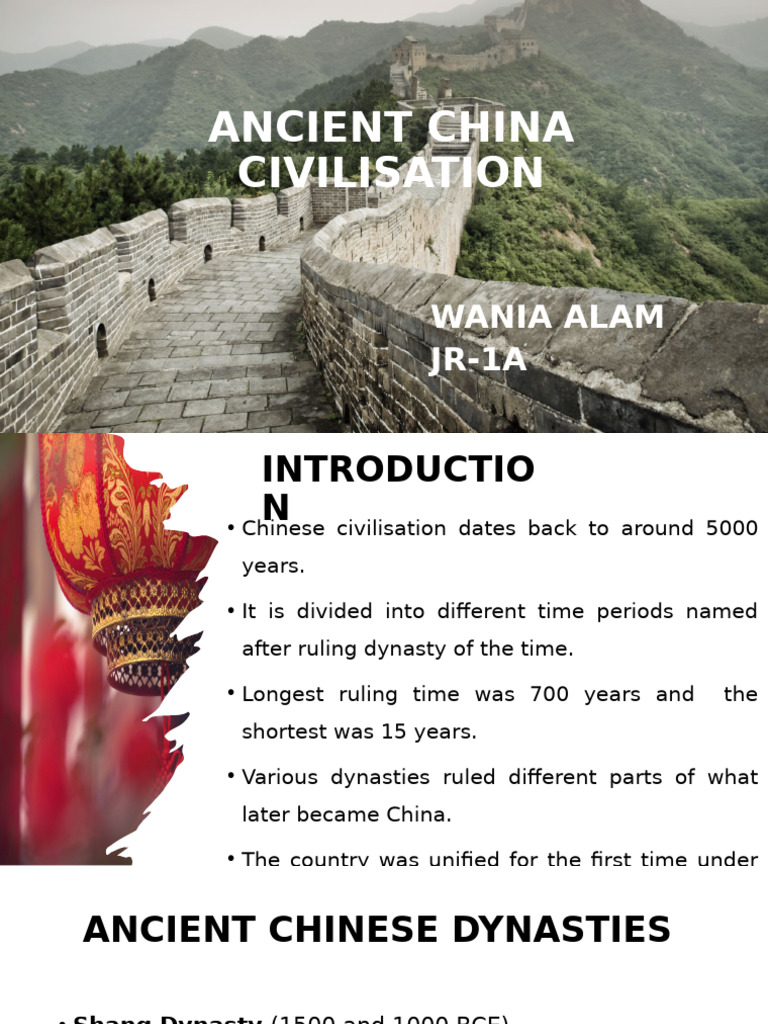 Overview of Ancient Chinese Civilizations | PDF | Silk Road | China