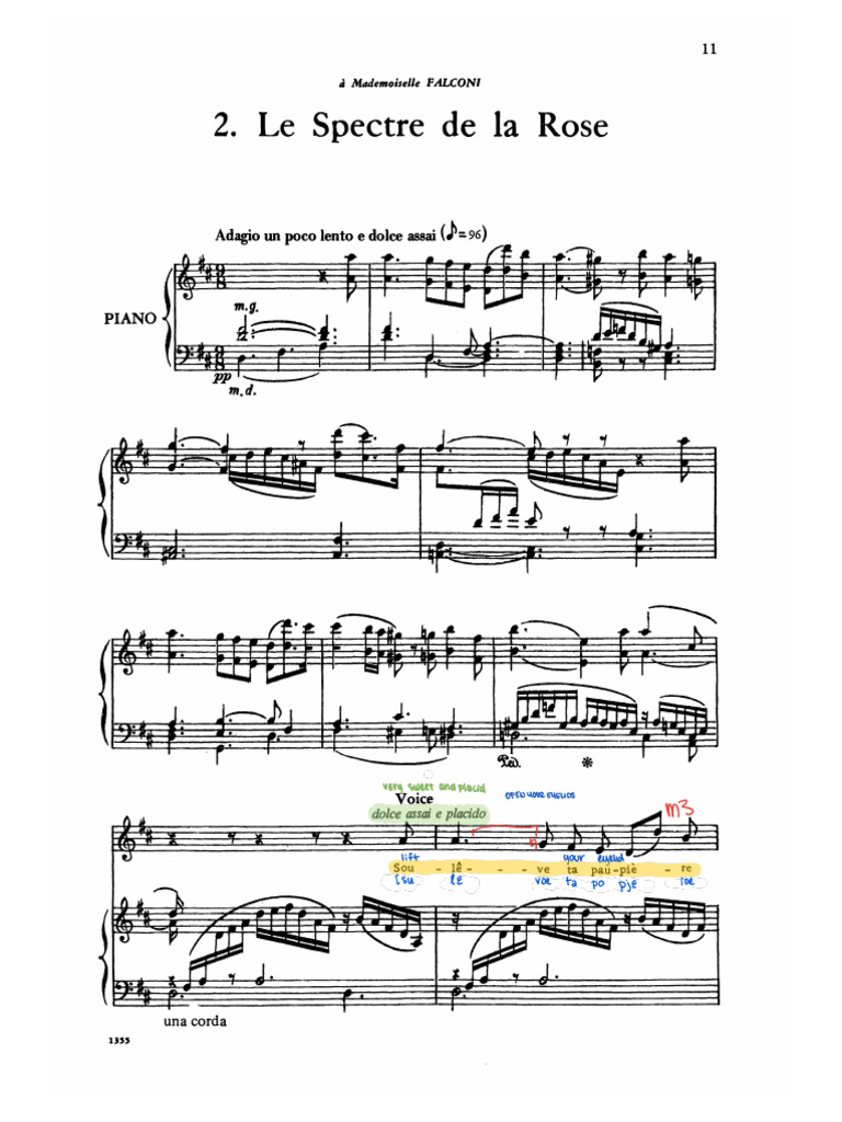 Le Spectre de La Rose | PDF