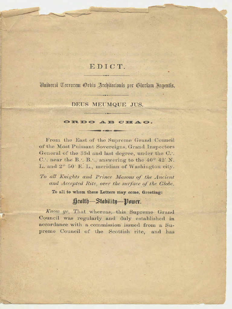 John W. Simons Scottish Rite Northern Masonic Jurisdiction | PDF