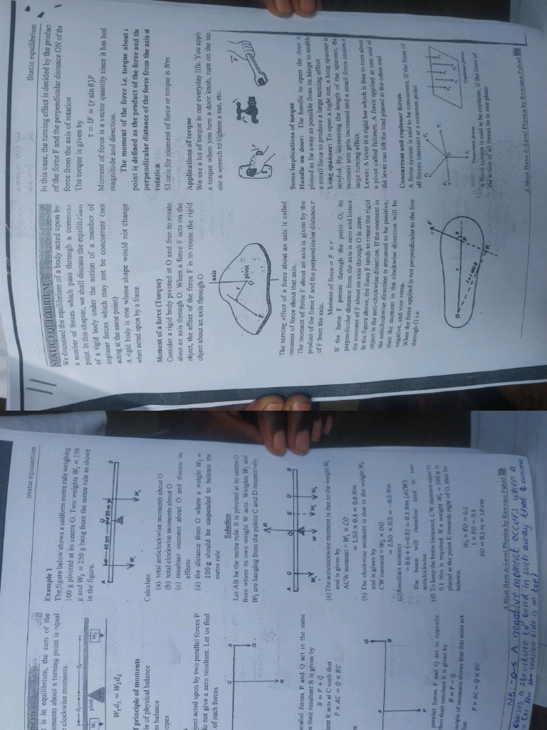 Static Equilibrium | PDF