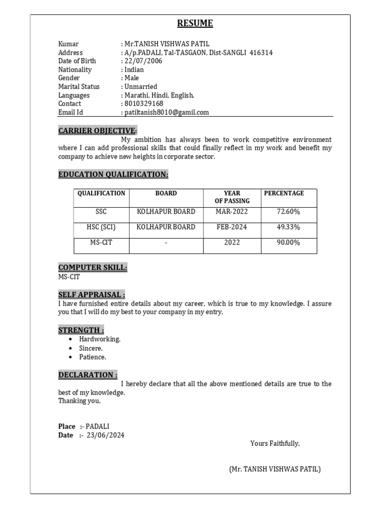 My Resume | PDF