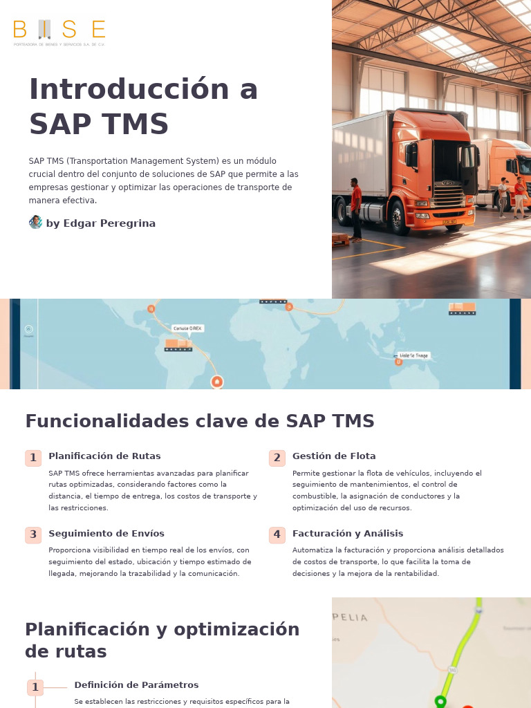 Introduccion A SAP TMS | PDF | Gestión de la cadena de suministro | Planificación de recursos ...