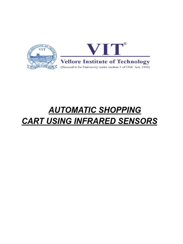 Physics Project Thesis-Automatic Shopping Cart Using Infrared Sensors ...