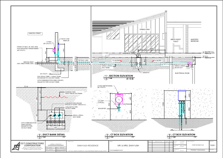 E-03-1- Power Incoming Detail | PDF | Electrical Engineering | Electricity