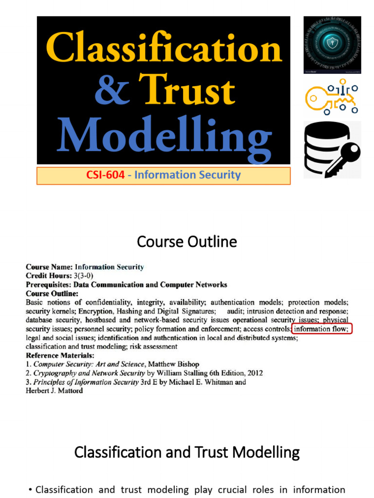 Classification and Trust in Security | PDF | Information Security ...