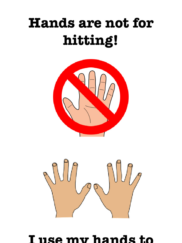 Hands Are Not for Hitting Guide | PDF