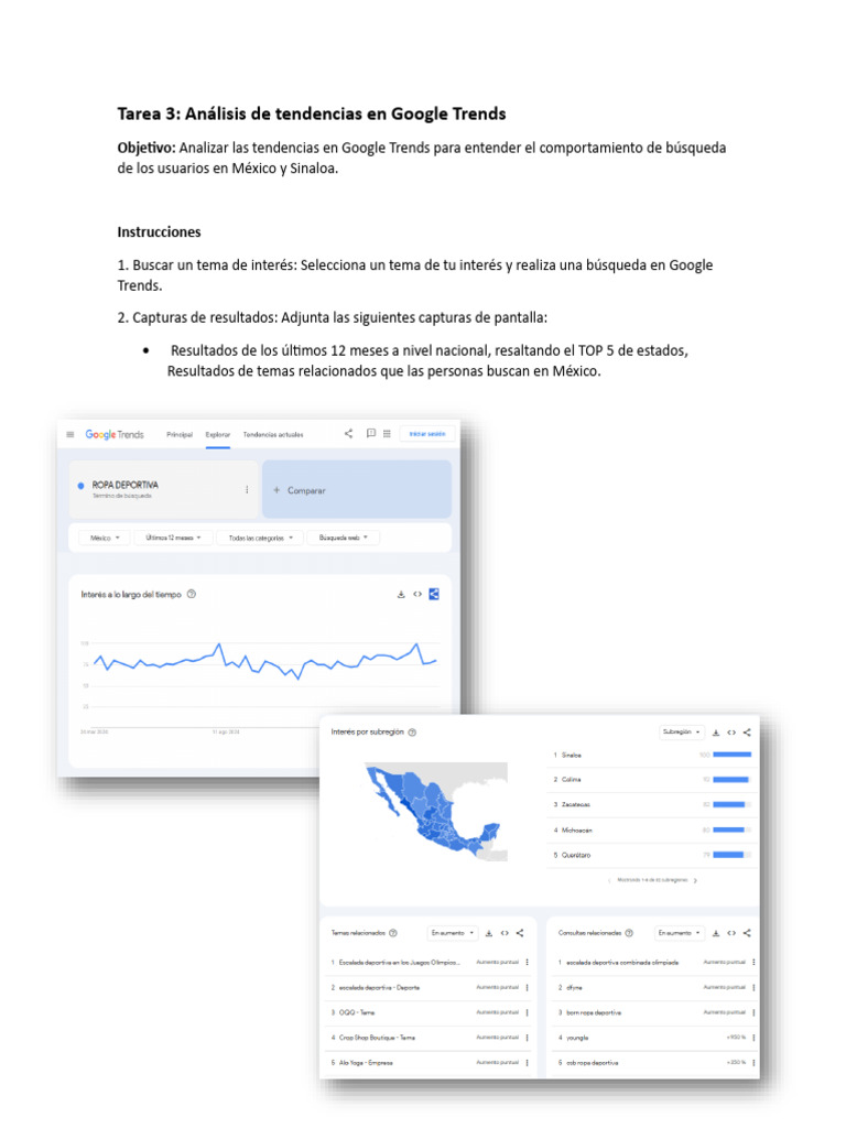 Practica Google Trends | PDF