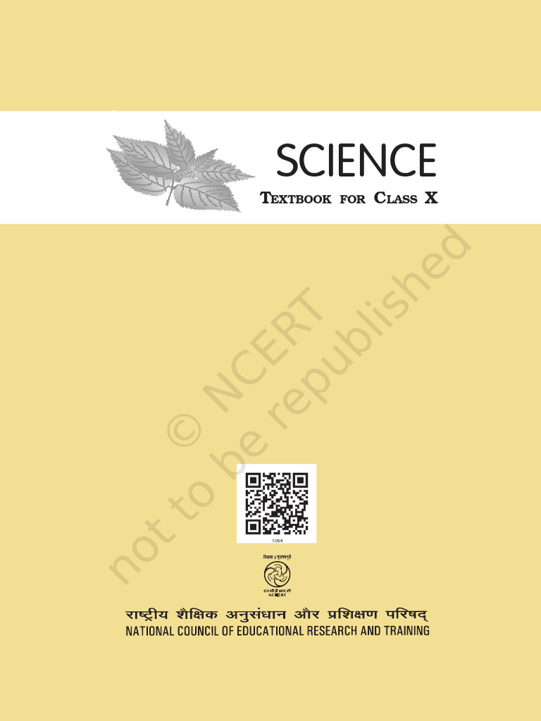 Class X Science Textbook Overview | PDF