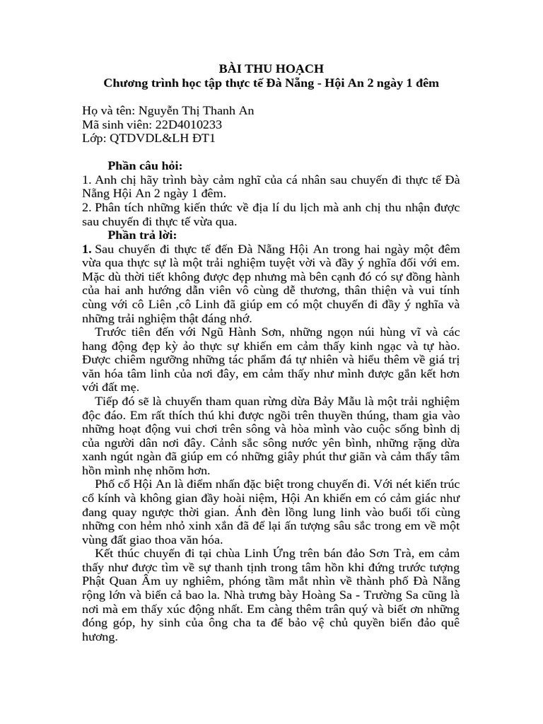 Bài Thu Ho CH | PDF