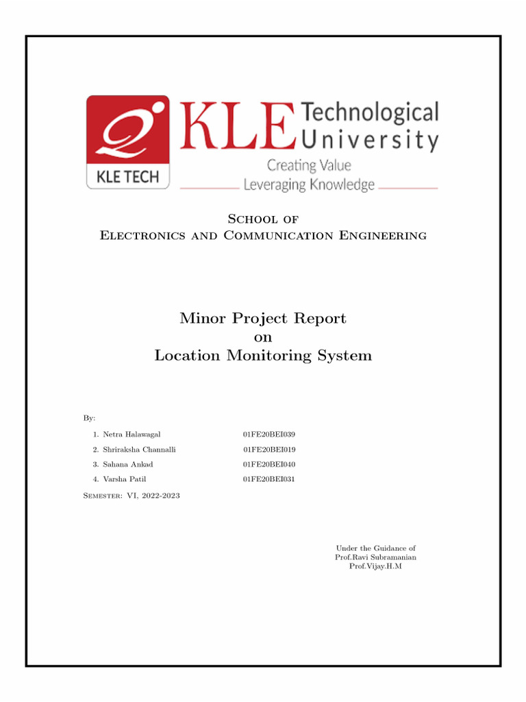 Team-5 iot report | PDF