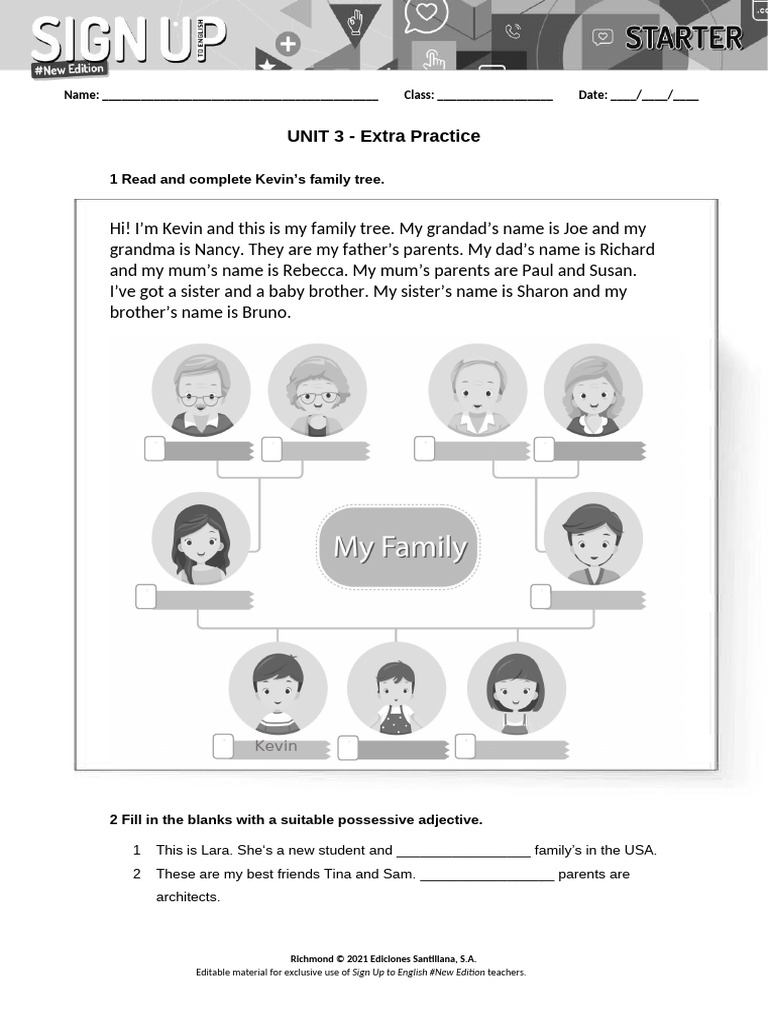 Sign Up Starter Extraprac - U3 | PDF | Language Mechanics | Languages