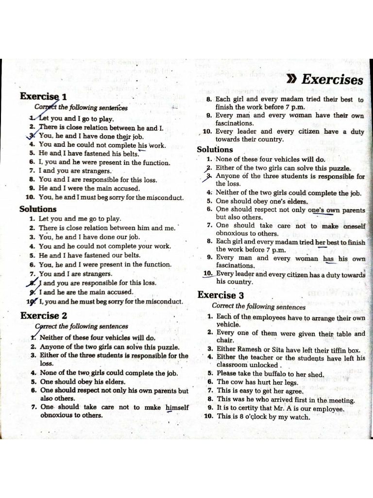 Pronoun Work Sheet | PDF