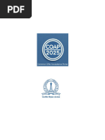 COAP 2025 Information Overview | PDF