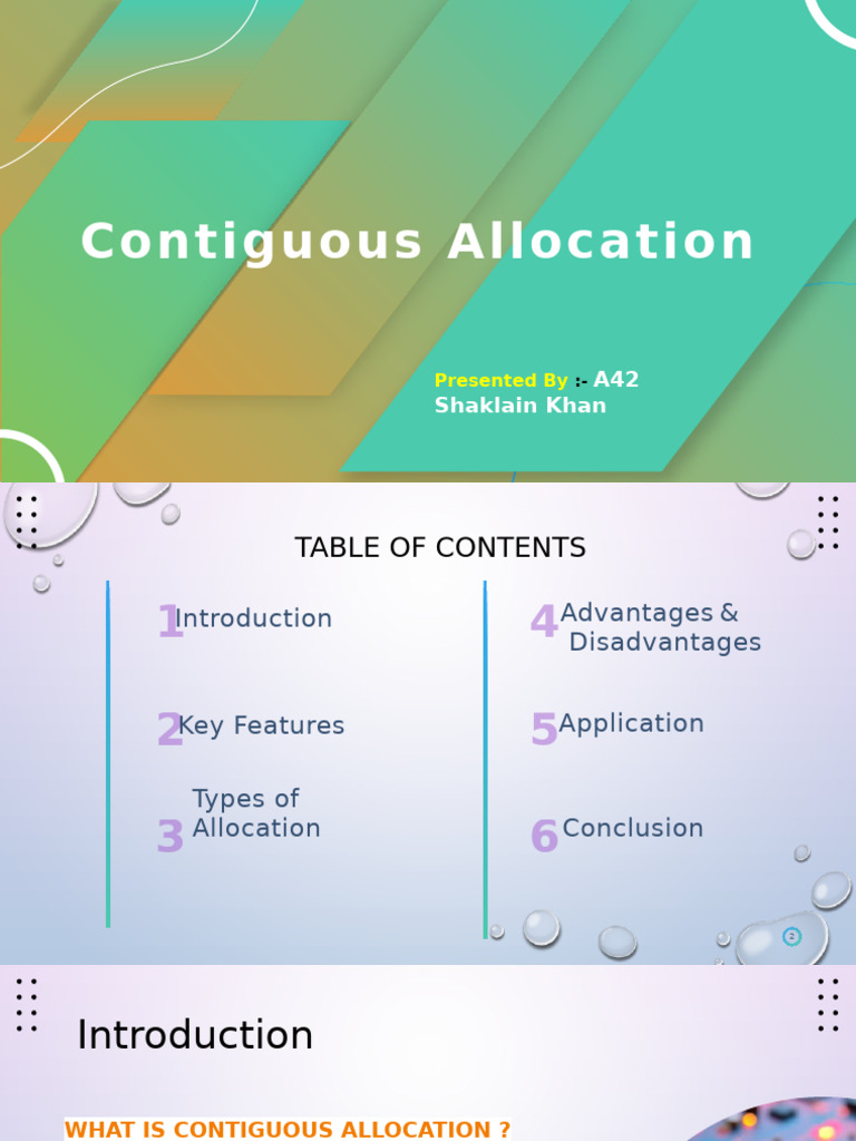 Contiguous Memory Allocation Explained | PDF | Computer Architecture ...