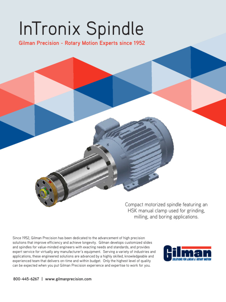 InTronix-Spindle-Sell-Sheet | PDF