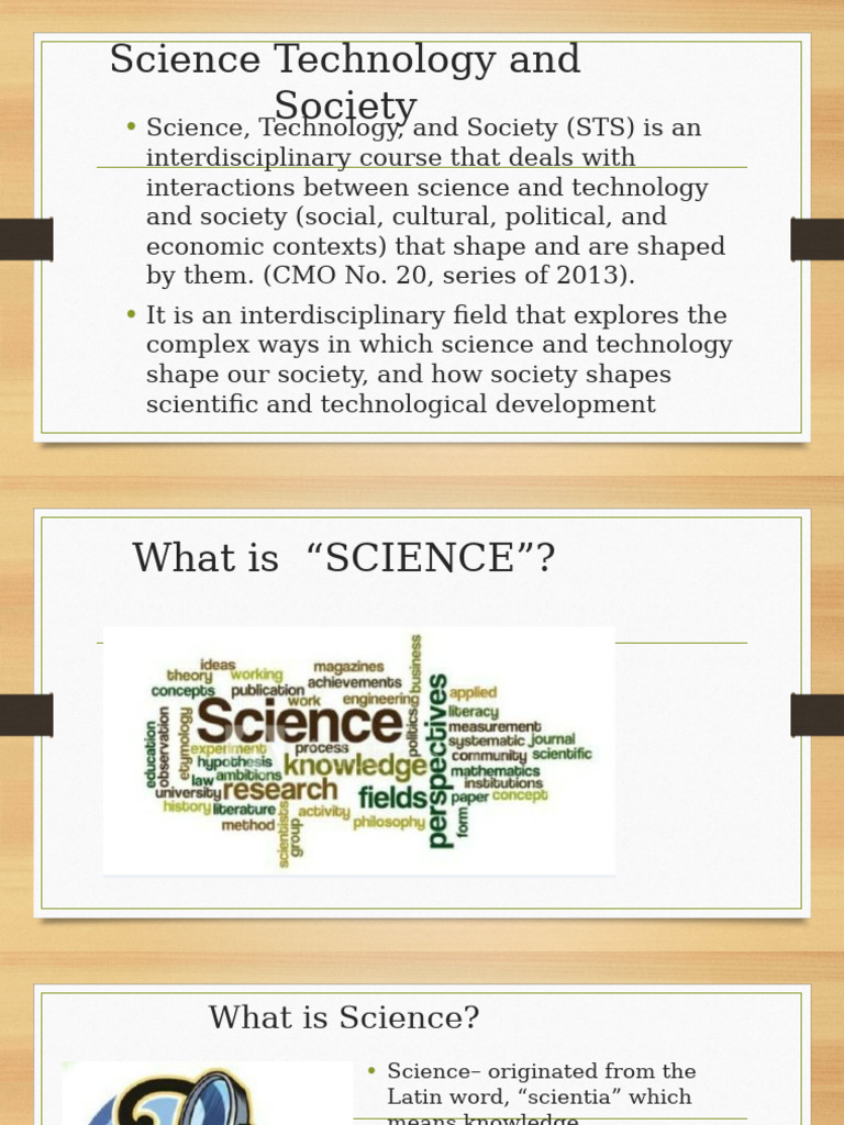 STS Lesson 1 Introduction | PDF | Science | Knowledge