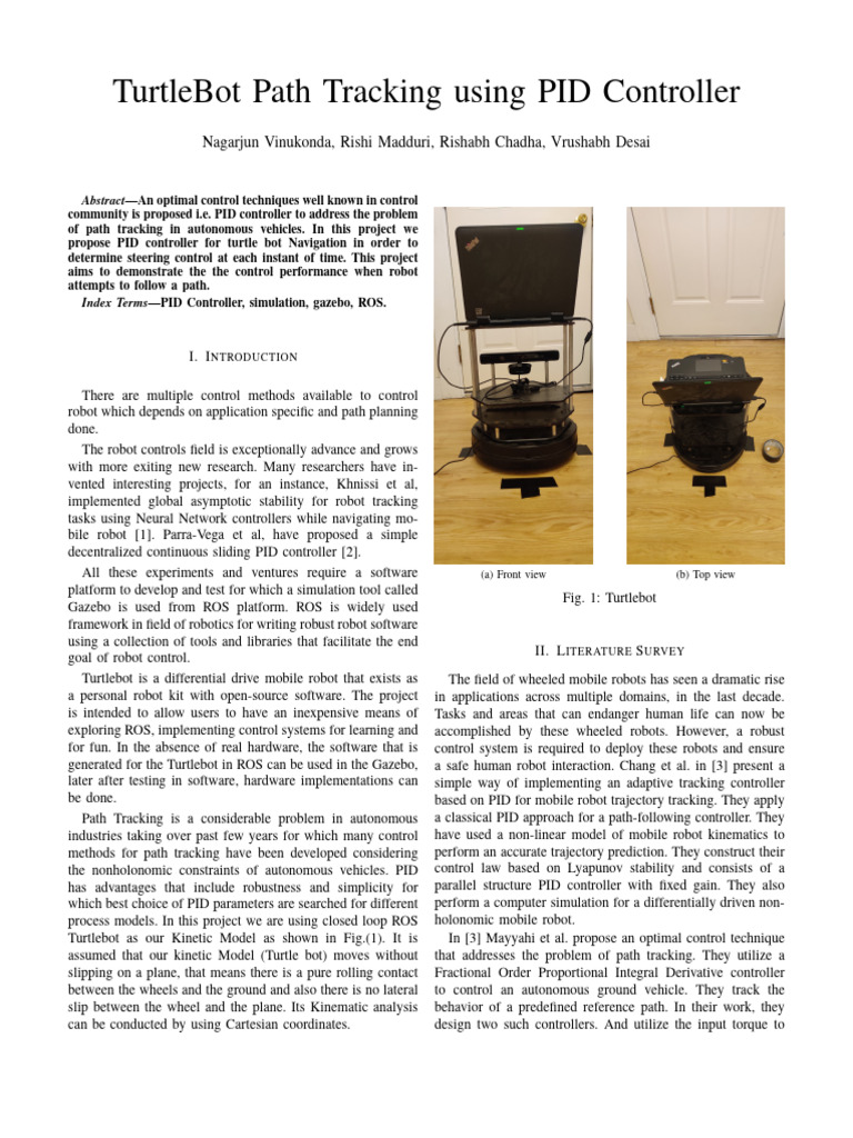 Robot Controls Project Final Report | PDF | Control Theory | Kinematics