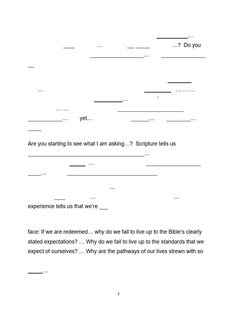 2020-10-11 - Our Very Real Struggle - Dr. James Hofman ...