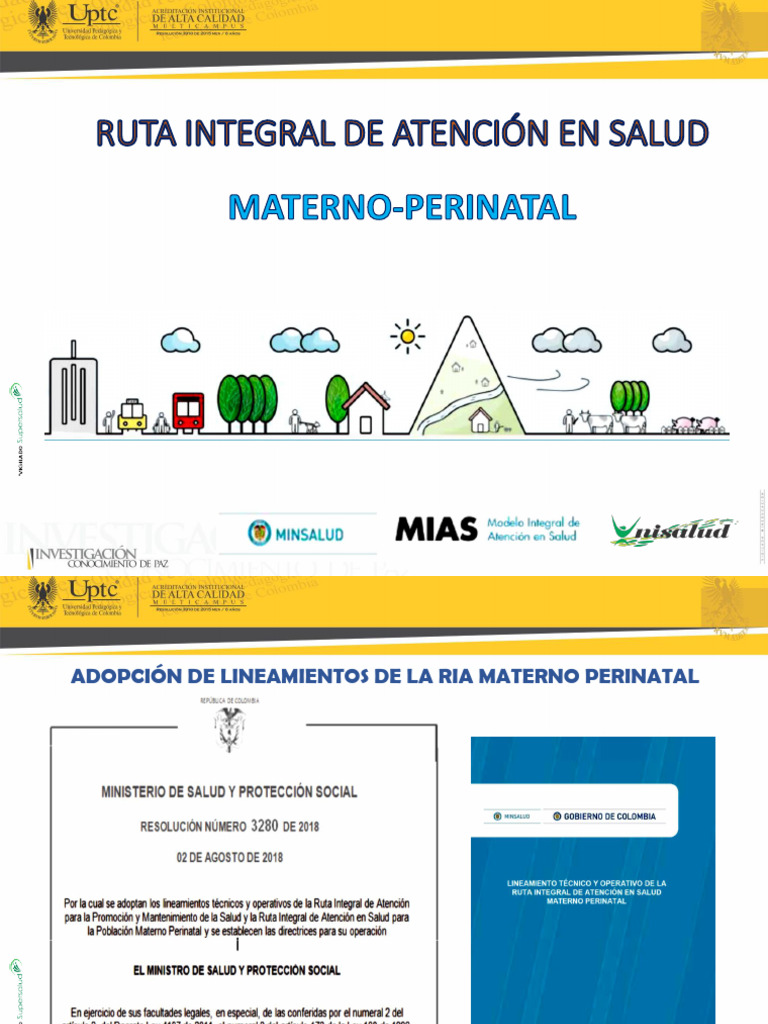 Presentacion Ruta Materno Final | PDF