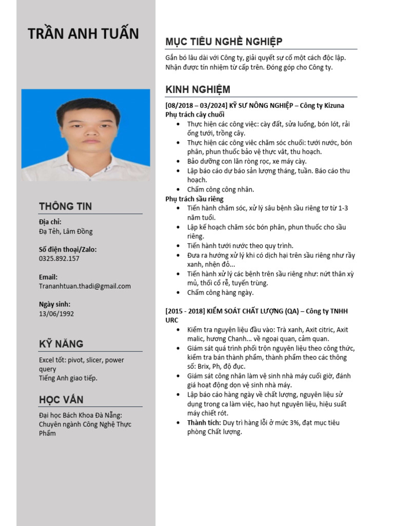 CV_TranAnhTuan_KSNN | PDF