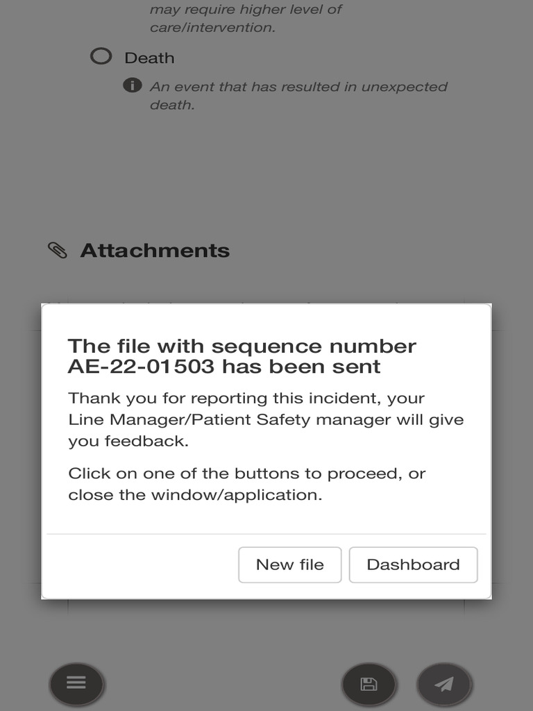 Safety Event Form | PDF