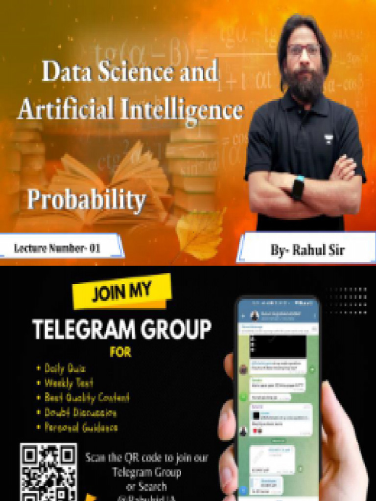 Probability Lecture 01 | PDF