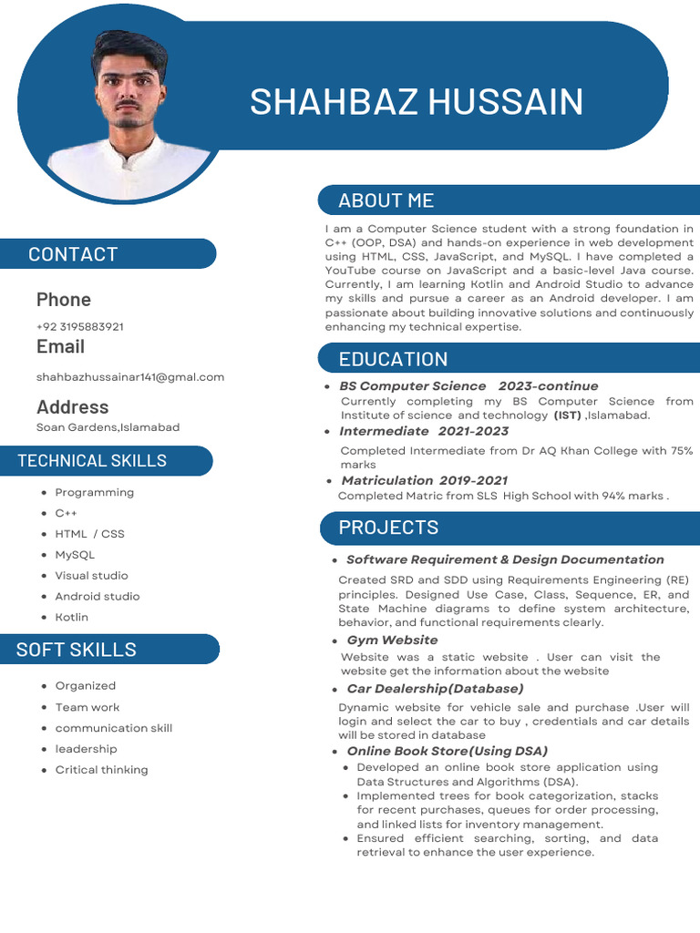 Shahbaz Hussain: Web Dev & DSA Projects | PDF | Websites | Android ...