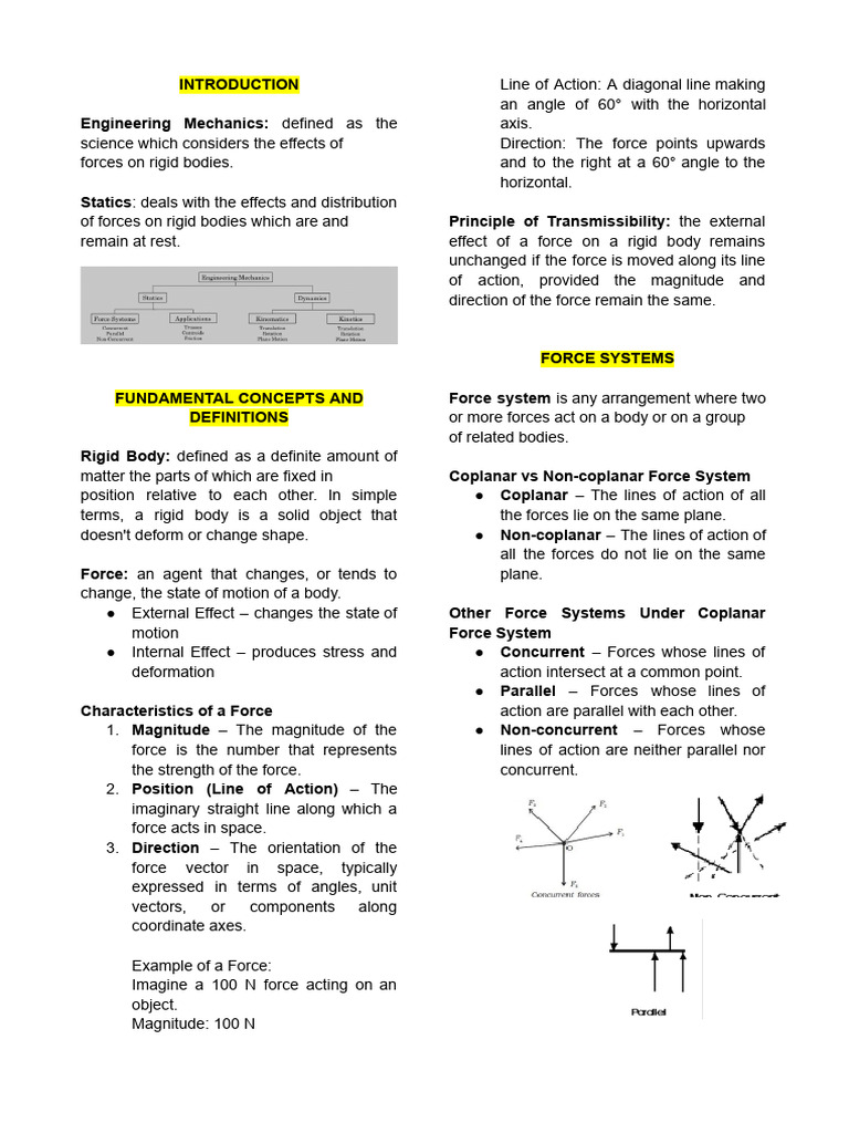 INTRODUCTION | PDF | Euclidean Vector | Force