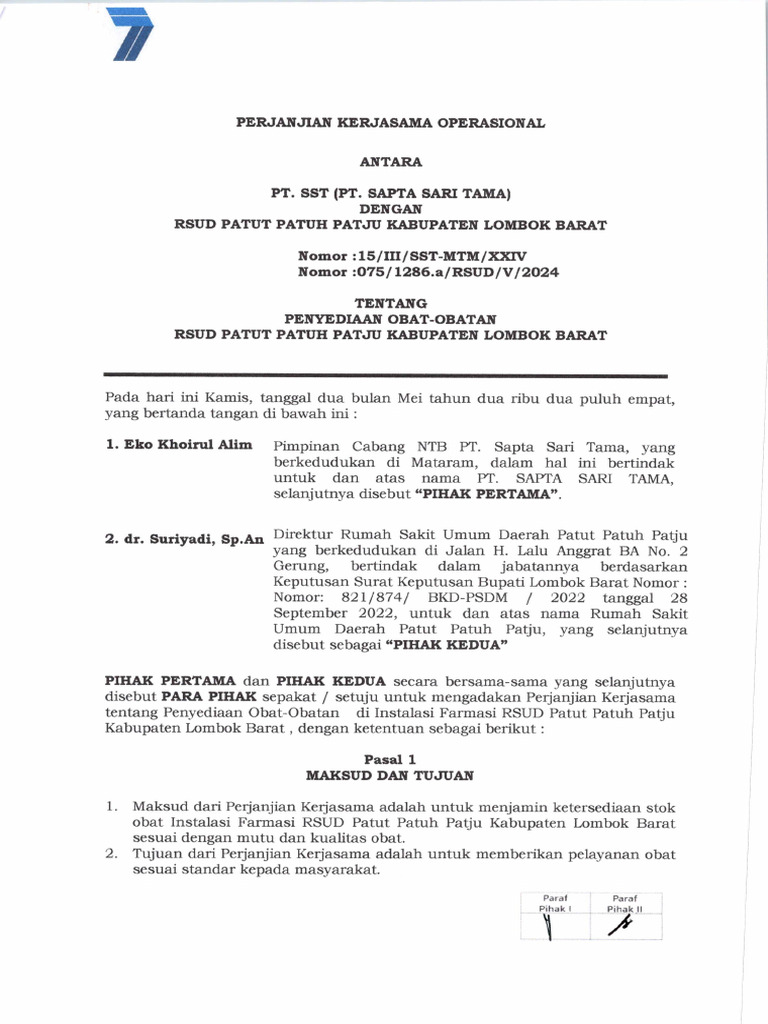 PT Sapta Sari Tama | PDF