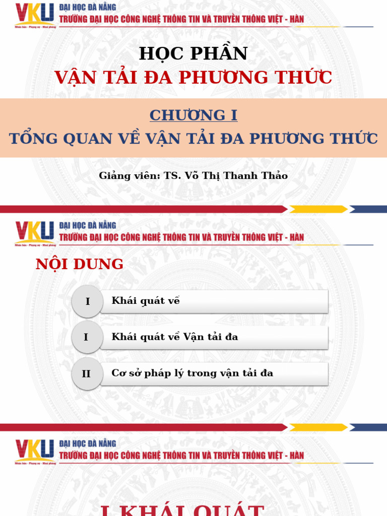 C1. Tong Quan Ve Van Tai Da Phuong Thuc | PDF