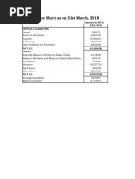 Banking Balance Sheet Template | PDF | Banks | Reserve Bank Of India