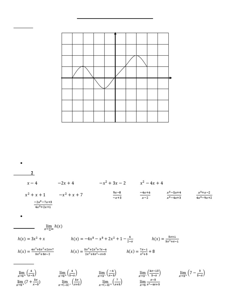 1 Revision and Continuouse Functions | PDF | Monotonic Function | Mathematical Concepts