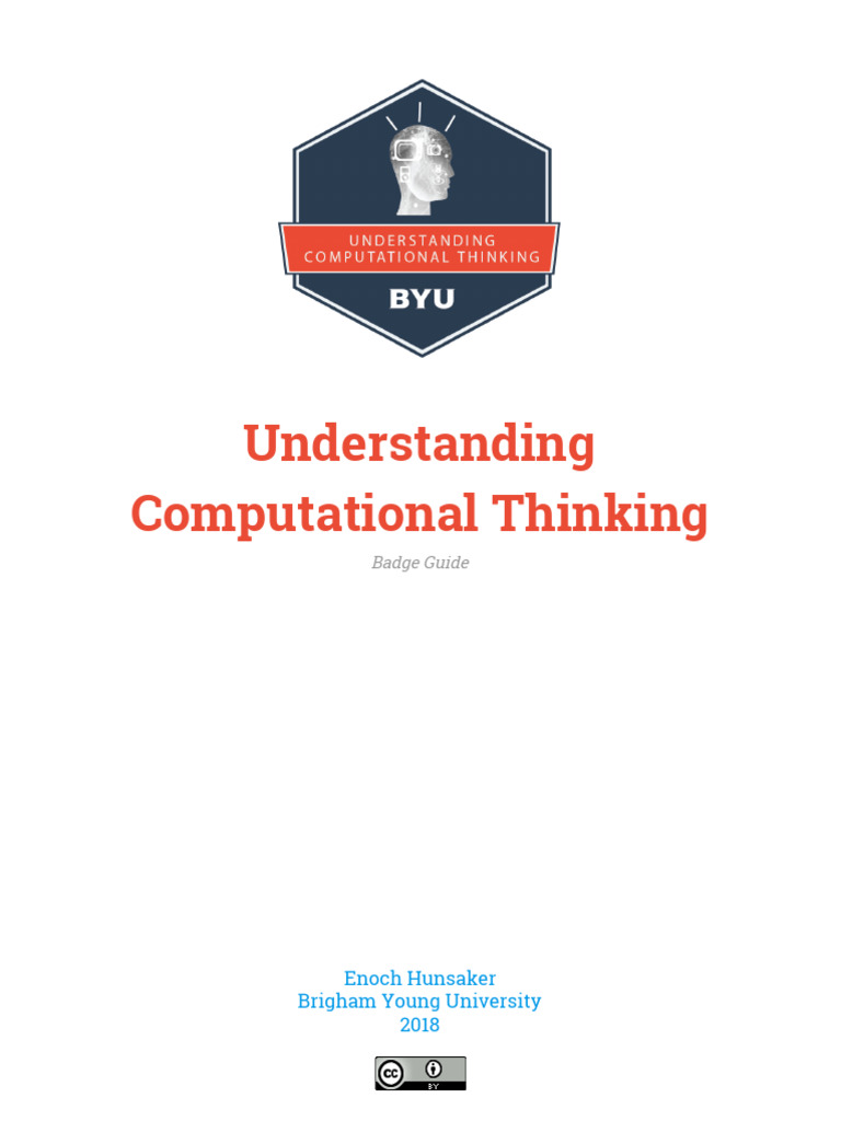 Badge Guide - Understanding Computational Thinking | PDF | Thought ...