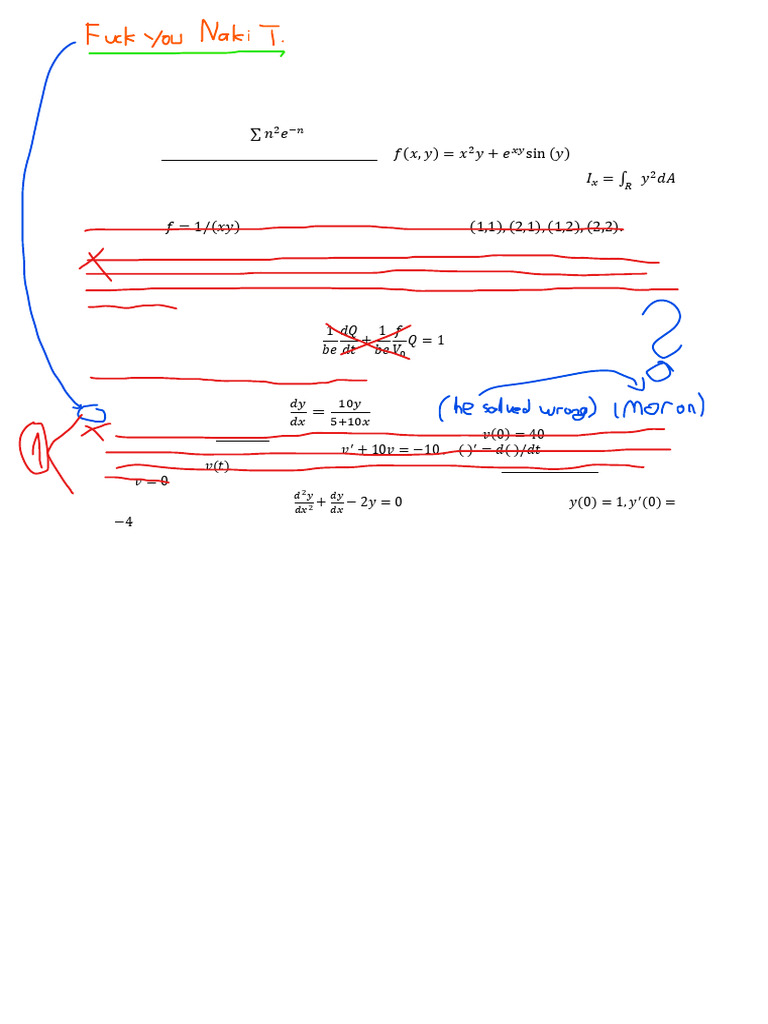 Applied Math Sample Final Exam 2022 | PDF
