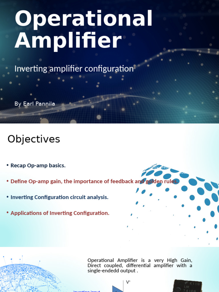 Op-Amp Inverting Configuration | PDF | Operational Amplifier | Amplifier