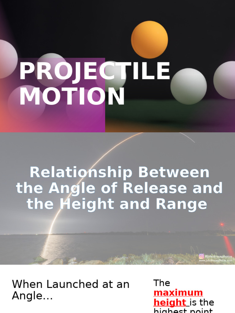 Quarter Iv Projectile Vertical Motion Pdf Projectiles Applied And Interdisciplinary Physics