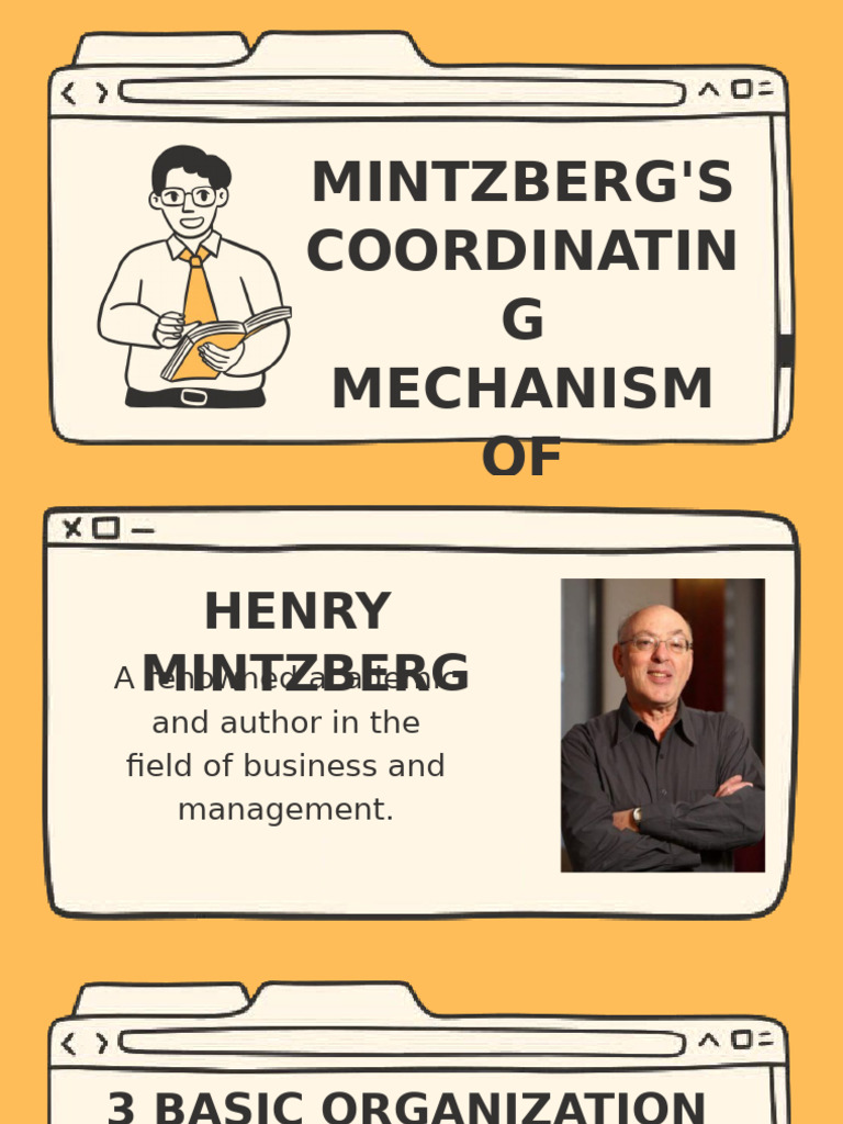 Mintzberg's Coordinating Mechanisms of Structure | PDF
