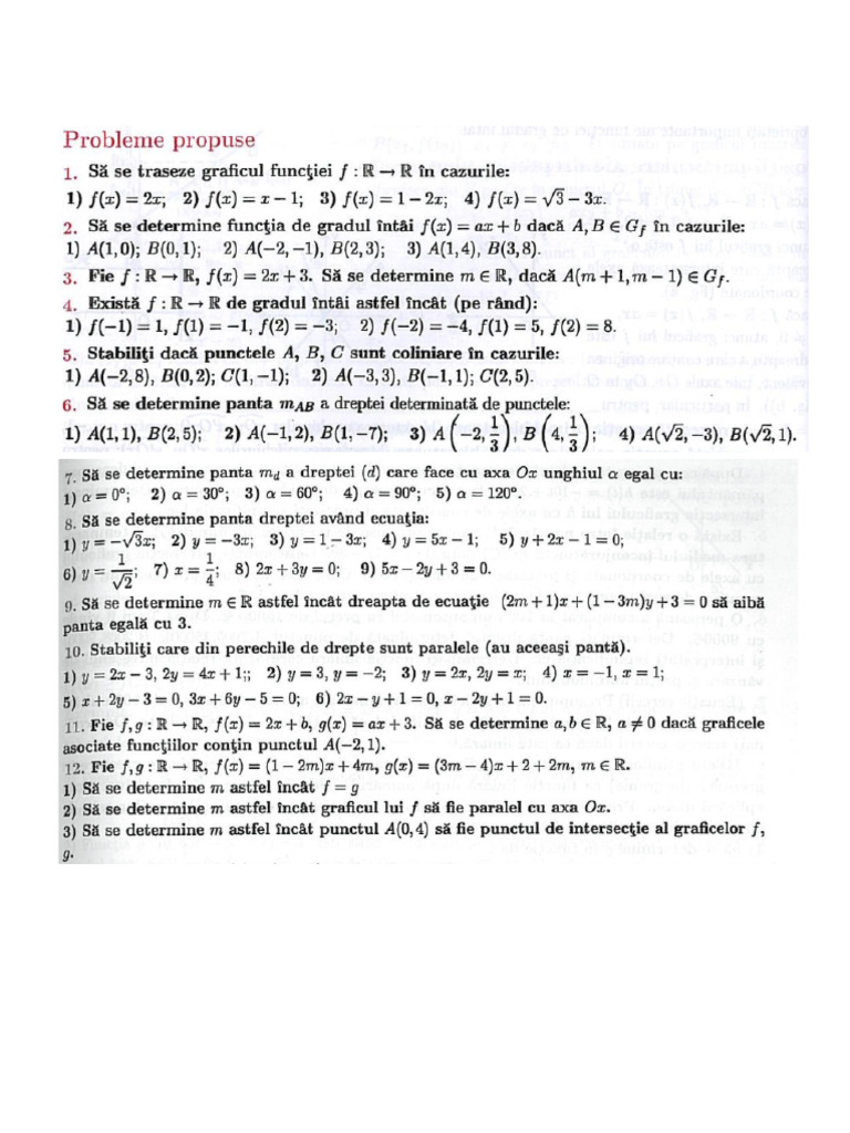 Intro FunctiaDeGr1 Grafic Si Panta | PDF