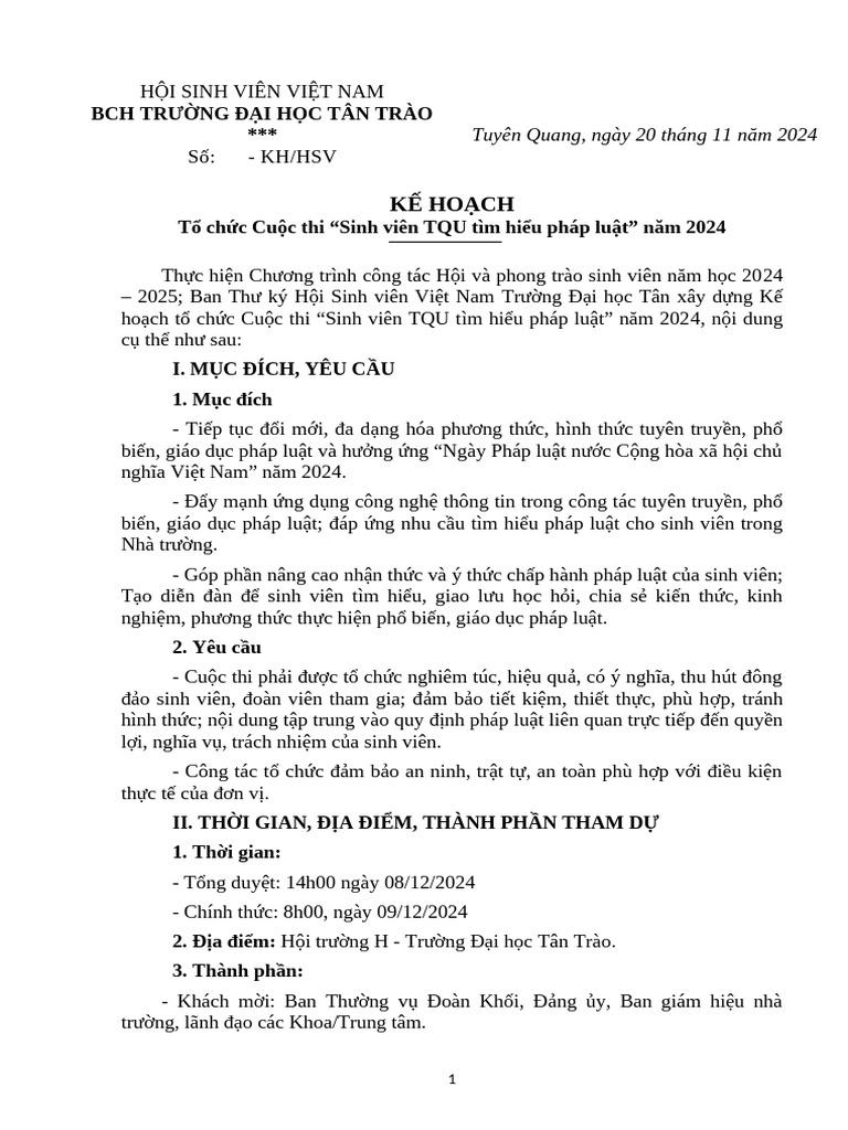 KH thi tìm hiểu pháp luật. SỬA | PDF