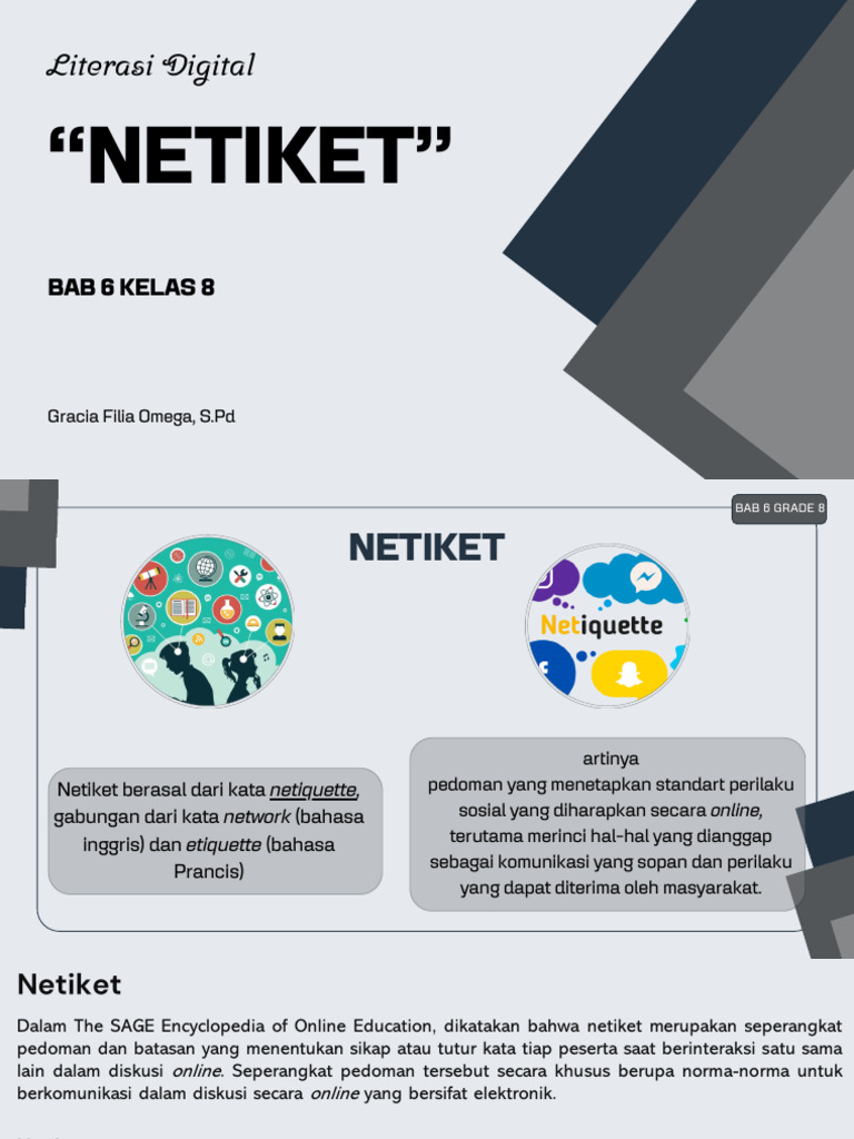 Panduan Netiket untuk Komunikasi Online | PDF