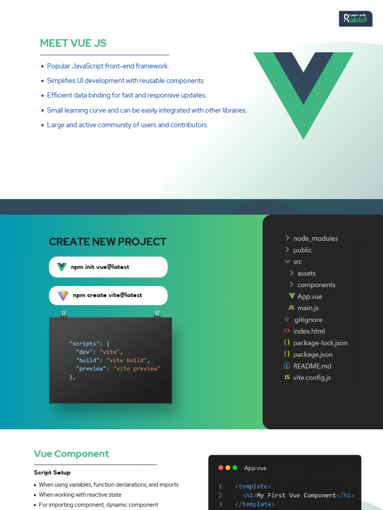 Introduction to Vue.js Framework | PDF | Web Development | Computer Libraries