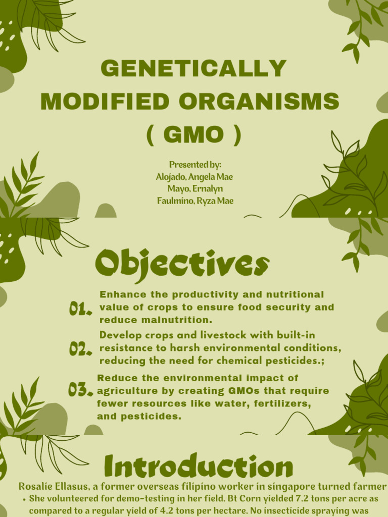 STS Genetical Modified Organisms - 20250330 - 200720 - 0000 | PDF | Genetically Modified ...