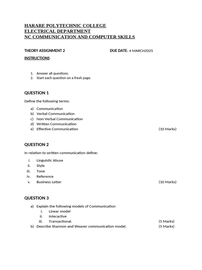 CCS Theory Assign2 2025 | PDF