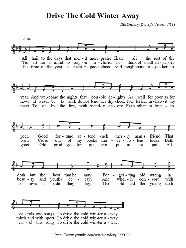 Drive The Cold Winter Away | PDF