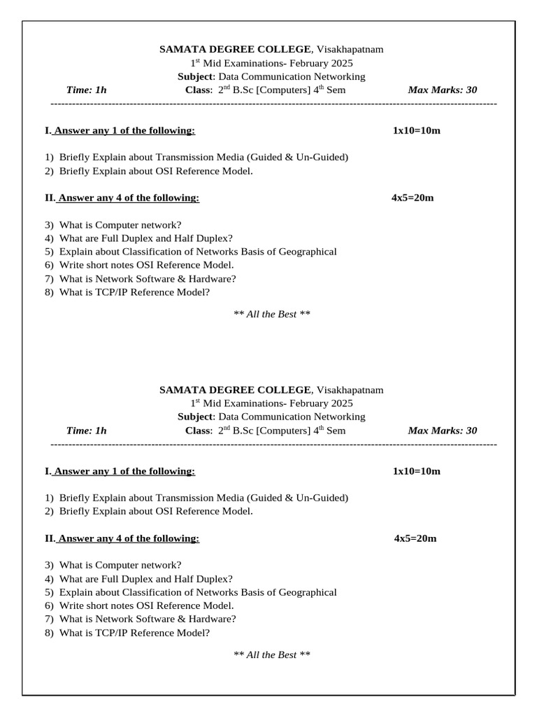 Computer Mid1 Exms 2025 | PDF | Android (Operating System) | Microsoft Word
