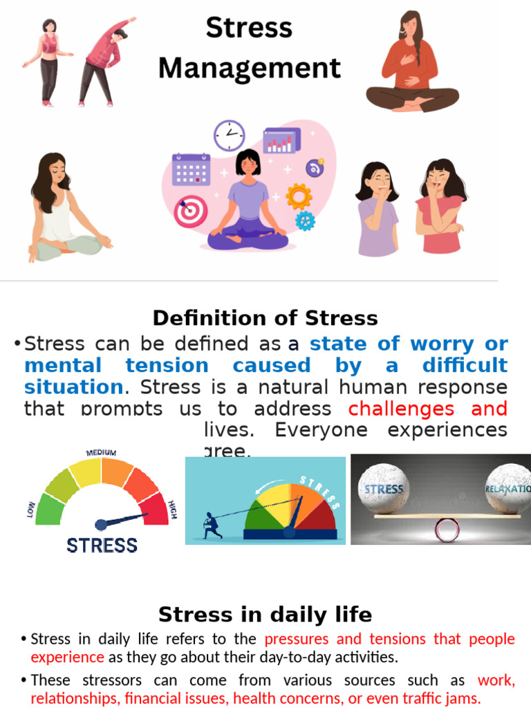 Stress Management | PDF | Stress (Biology) | Anxiety