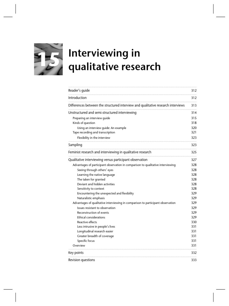 Interview Qual | PDF | Qualitative Research | Interview