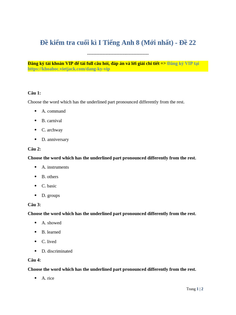 de-kiem-tra-cuoi-ki-i-tieng-anh-8-moi-nhat-de-22_2024_12_13 | PDF