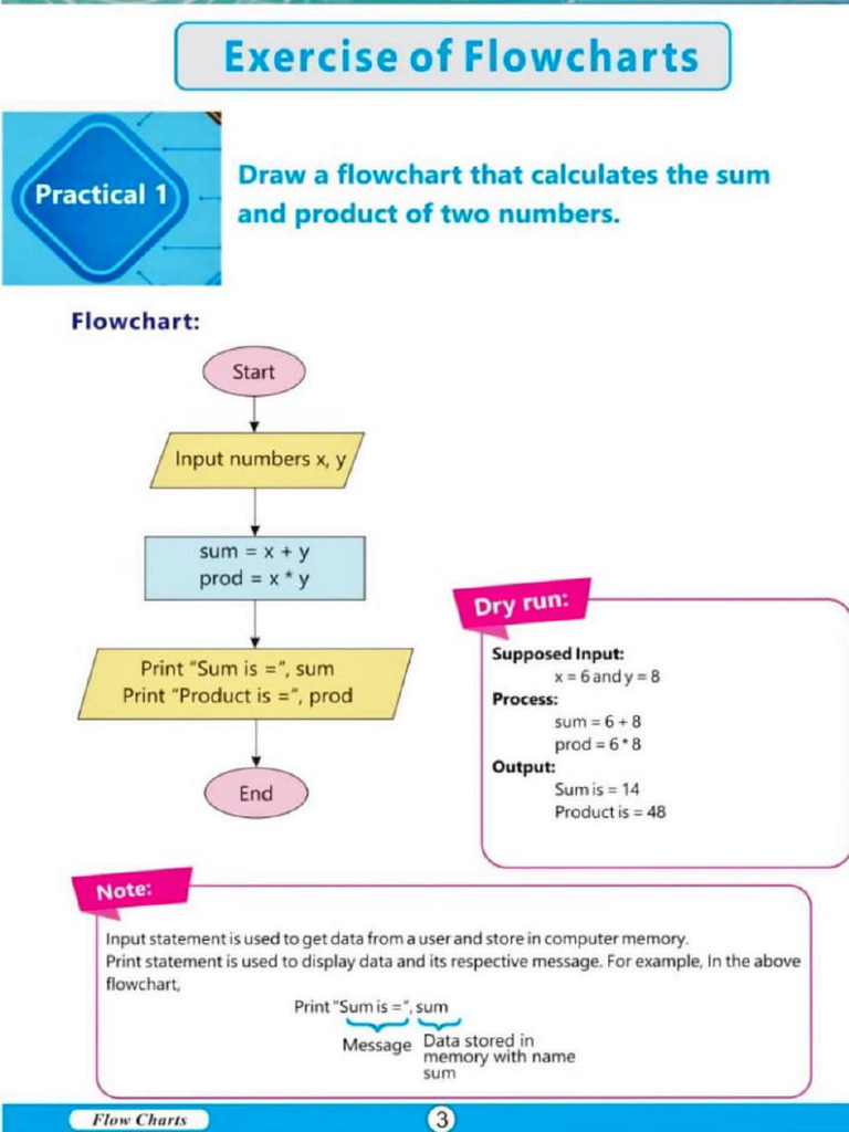 Important Flowchart For Practical | PDF | Applied Mathematics