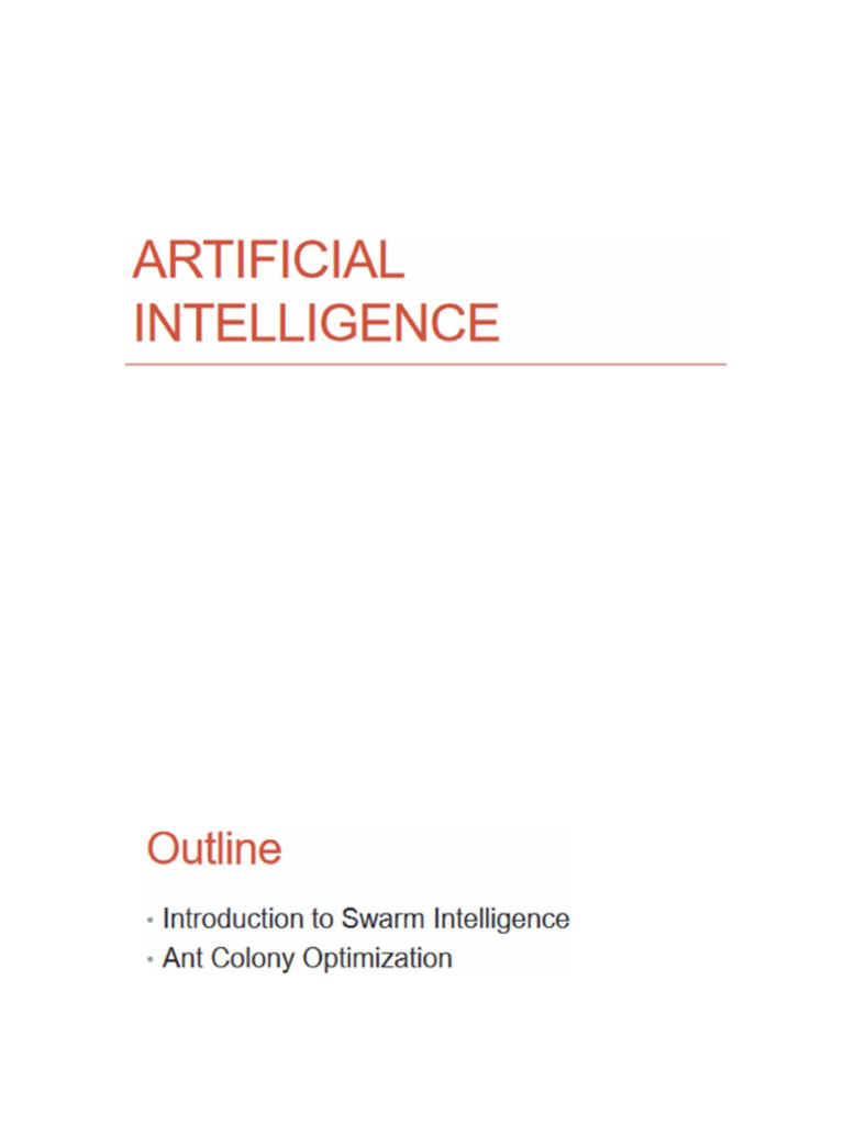 Applications of Swarm Intelligence | PDF